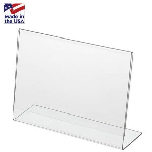 Angled Sign Holders And Frames | Angled Acrylic Sign Holders