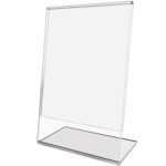 Angled Sign Holders and Frames | Clear Acrylic or Plexiglass