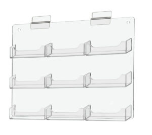 9 Pocket Slatwall Display - Business Card Holder